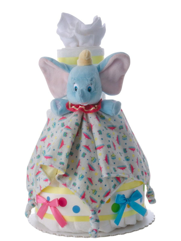 Dumbo the Elephant Baby Diaper Cake exclusive at Lil' Baby Cakes