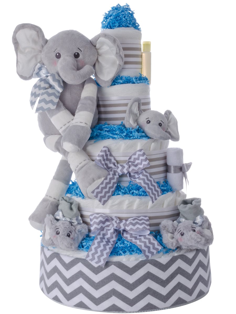 Pamper Cake With Elephants